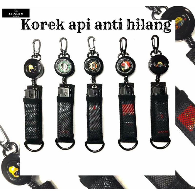 Jual [logo karakter] keychain korek api unik custom wadah cricket tokai ...