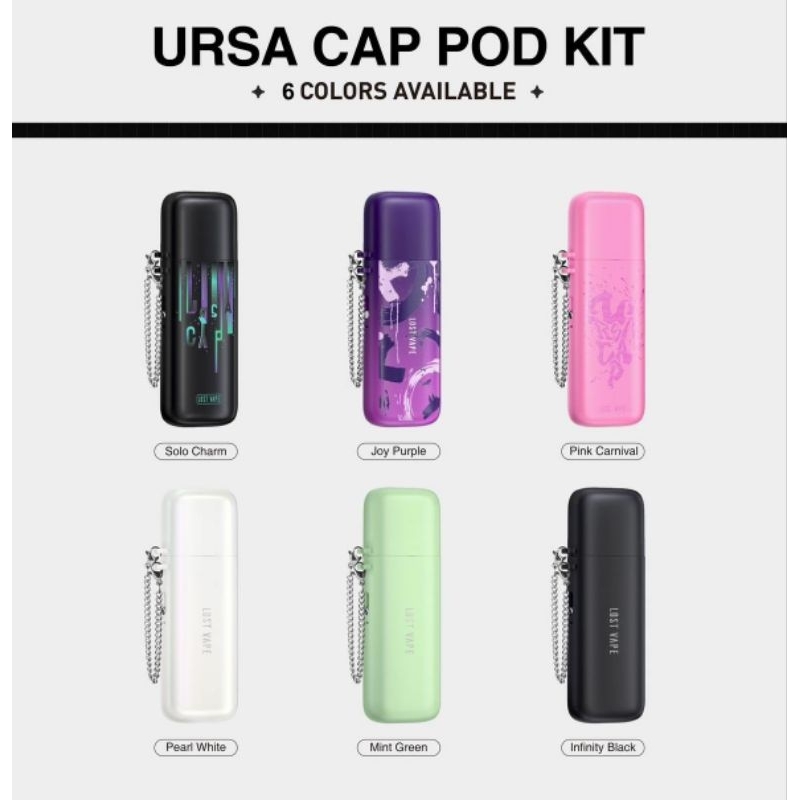 Jual URSA CAP POD KIT 1000mAh AUTHENTIC By LOST VAPE | Shopee Indonesia