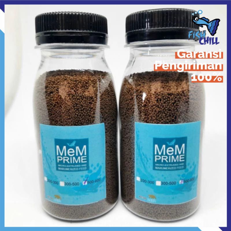 Jual 50 || 30 GRAM MEM PRIME 300-500 MICRON || Pelet Guppy Platy Molly ...