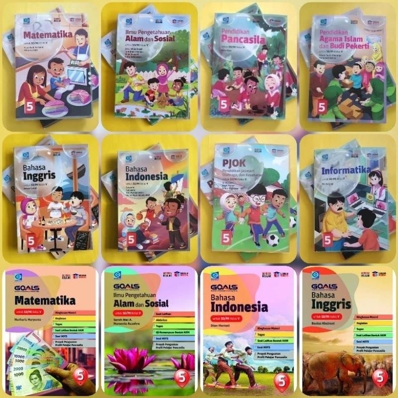 Jual Buku Pelajaran Kurikulum Merdeka Kelas 5 SD/Mi (Grafindo) | Shopee Indonesia