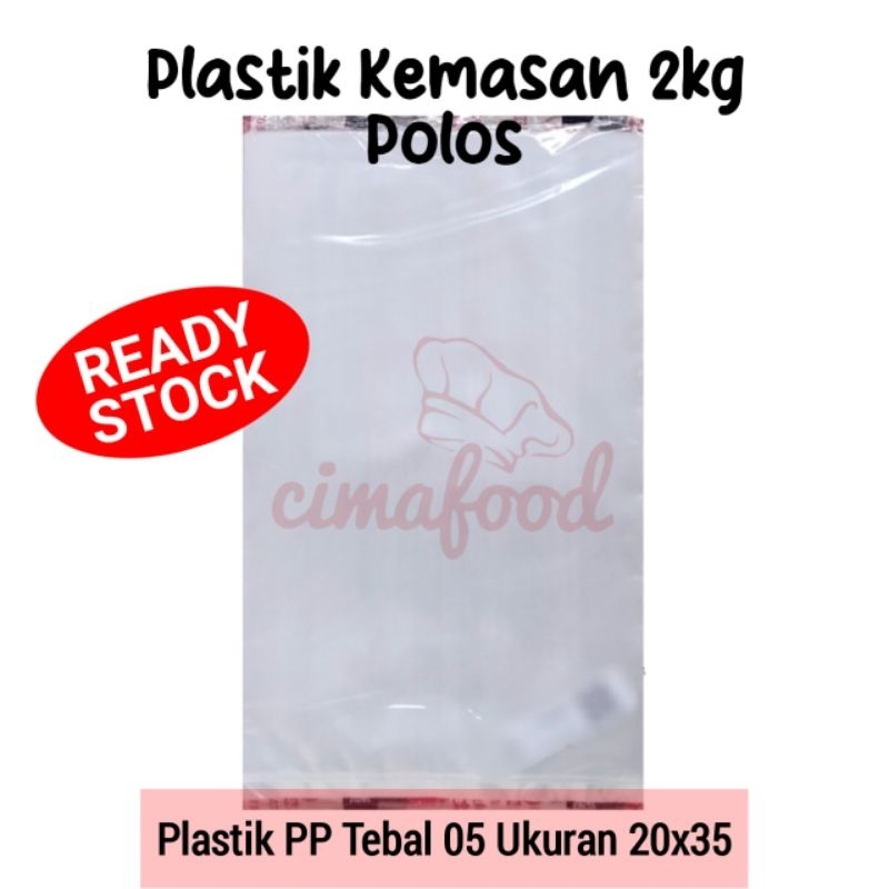 Jual [1 pack] Plastik PP 20x35x0.5 Plastik PP Tebal 05 Ukuran 2kg ...