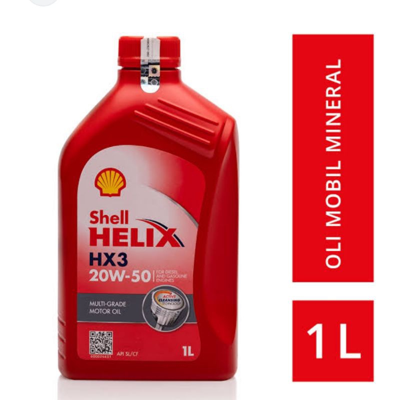 Jual SHELL HELIX HX 3 20/50W 1L | Shopee Indonesia