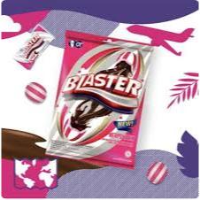 Jual PERMEN BLASTER NEAPOLITAN KEMBANG GULA STROBERI VANILA DENGAN ISI ...