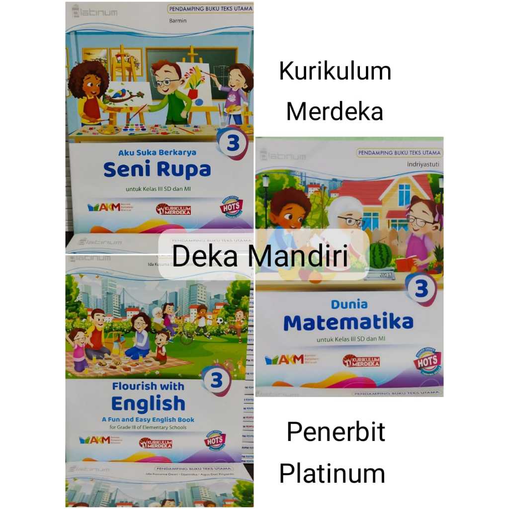 Jual Buku Paket Kelas 3 SD/MI Kurikulum Merdeka -Platinum | Shopee Indonesia