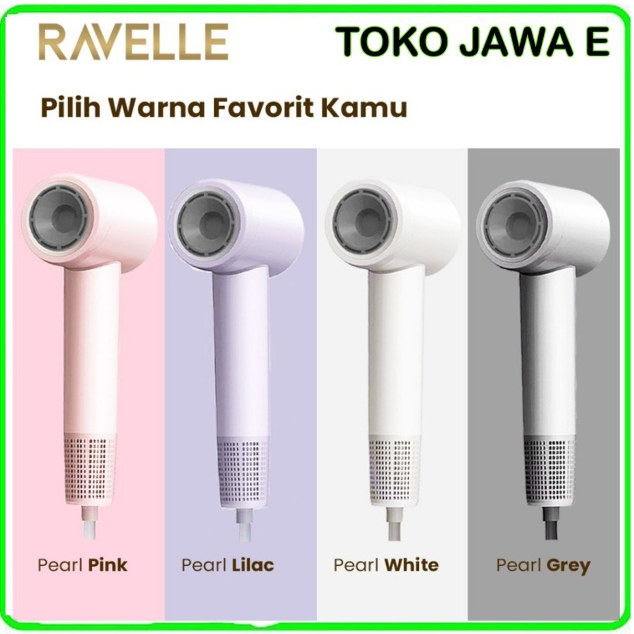 Jual PENGERING RAMBUT/HAIR DRYER RAVELLE Canggih High Speed + Plasma ...