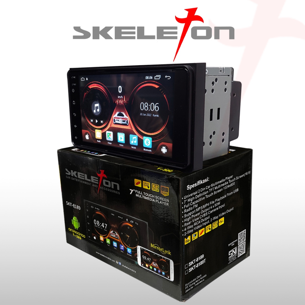 Jual Head Unit Android Skeleton SKT-8189T 7" Inch 1+32G/2+32G (Plug and Play TOYOTA) | Shopee ...
