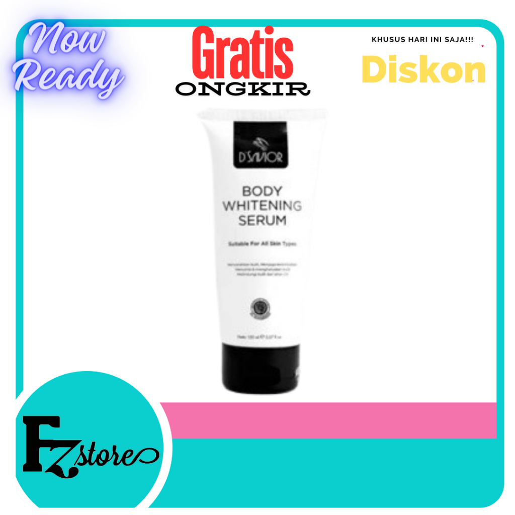 Jual (D'SAVIOR) BRIGHTENING BODY SERUM•brightens & dark spots•body ...