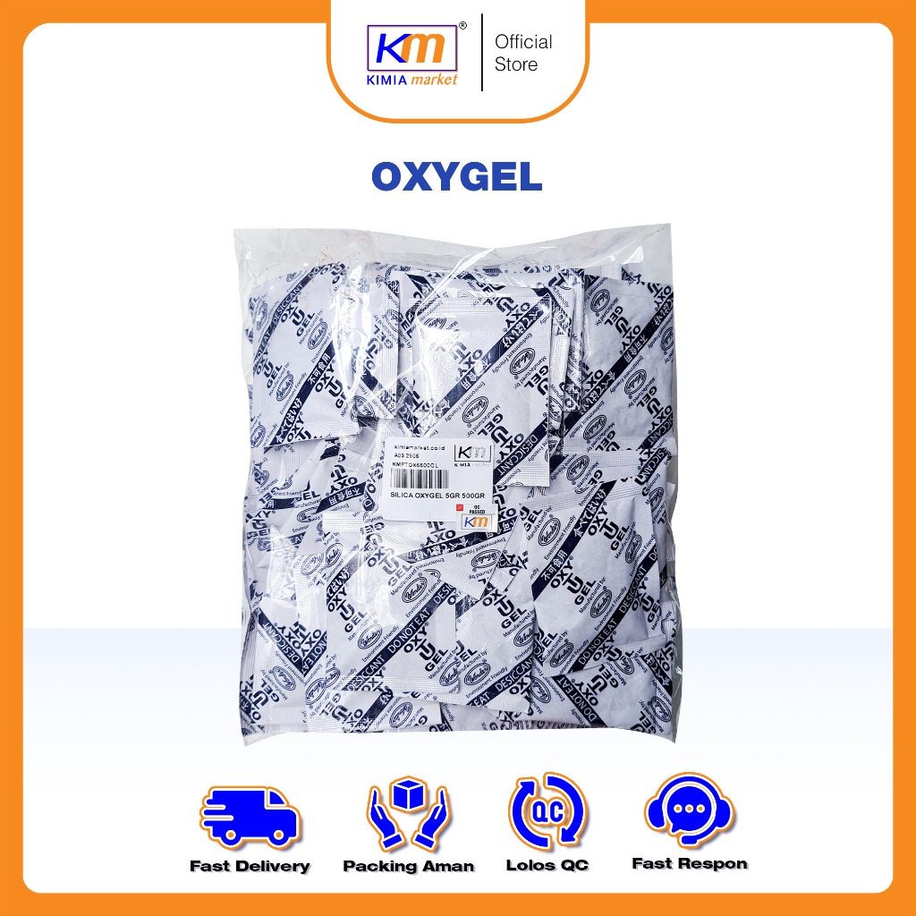 Jual Silica Gel Oxy 5gr ukuran 500gr Anti lembap / Silika Gel Untuk ...
