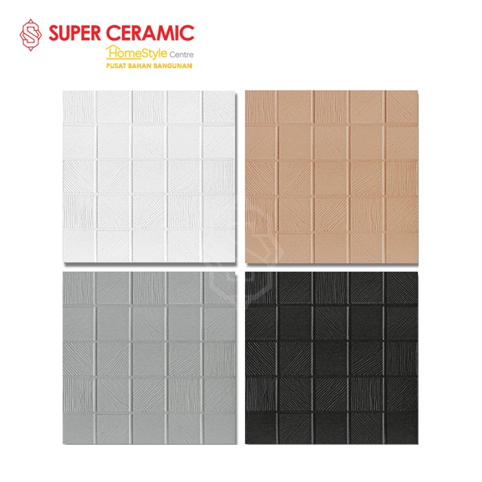 Jual ASIA TILE 30x30 Keramik Kasar Kamar Mandi - Alpha White / Alpha ...