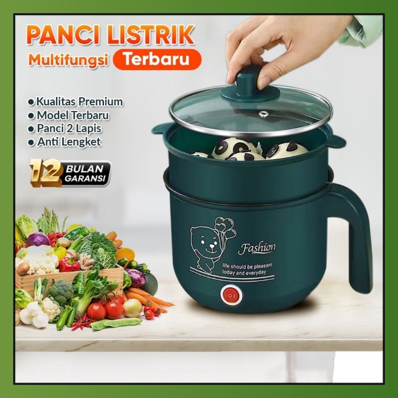 Jual Panci Listrik Elektrik Cooker Stainless Steel Teflon Cooking Pot ...