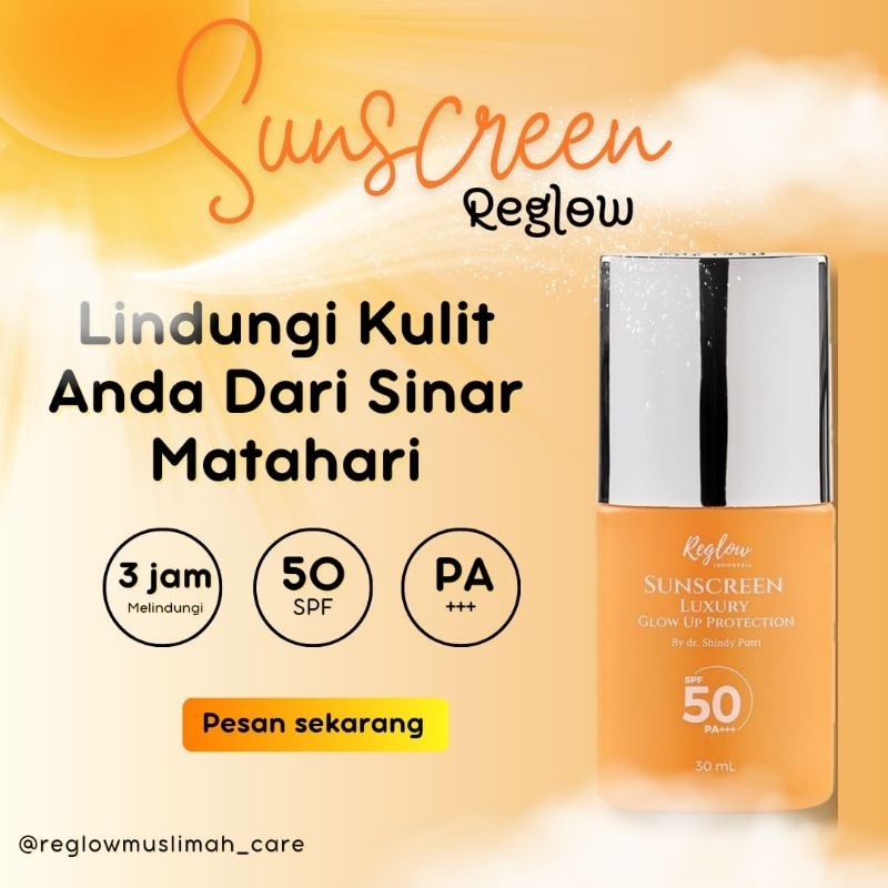 Jual sunscreen reglow NON comedogenic spf 50+++ bisa tuk kulit jerawat ...