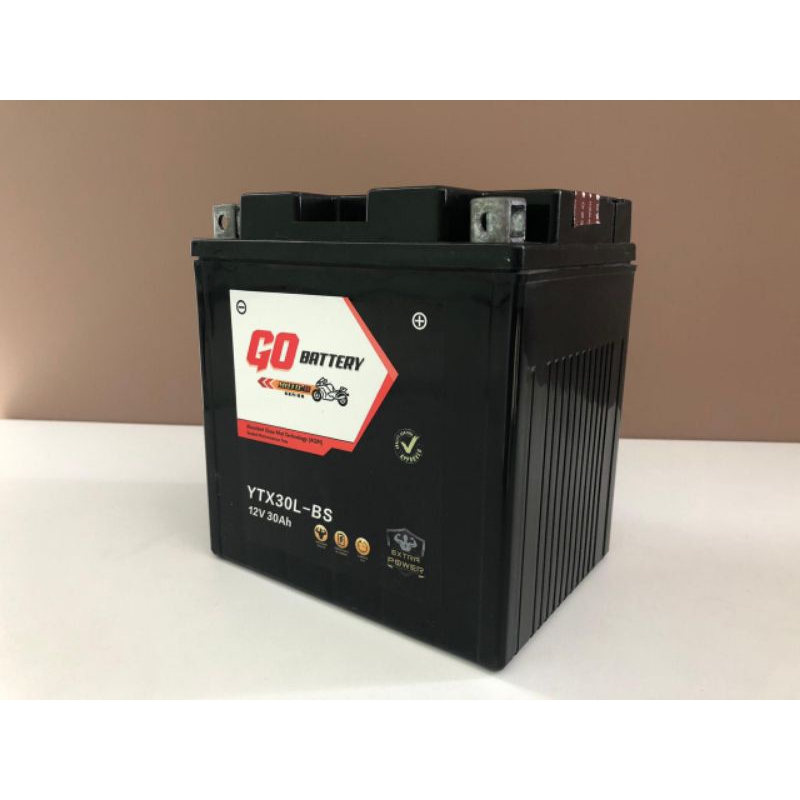 Jual Aki Kering Motor Go Battery YTX30L-BS FITX30L-BS 12V 30Ah Harley ...