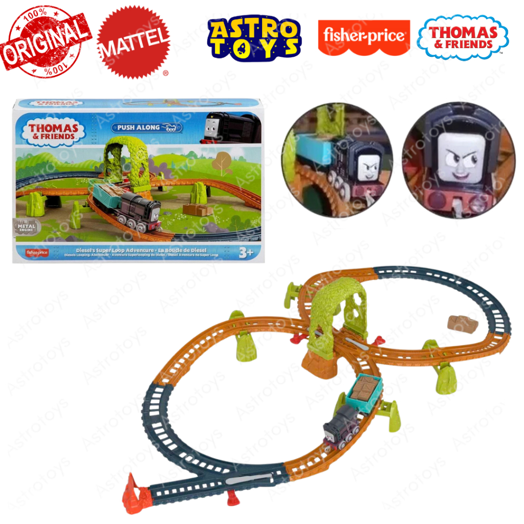 Jual Mainan Diecast Kereta Fisher Price Thomas and Friends Diesel Super ...