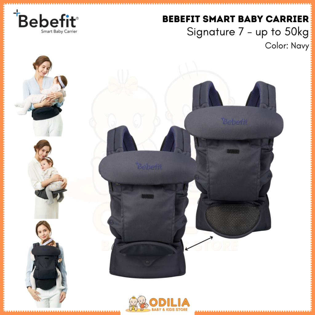 Jual Bebefit Signature 7 Smart Carrier Foldable Hipseat - Dark Navy ...
