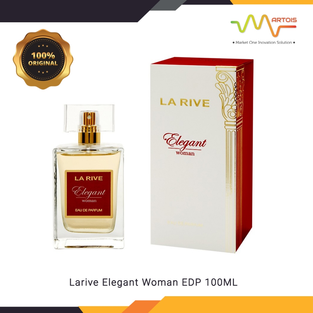 Jual Larive Elegant Woman EDP 100ml / Parfum Wanita Original | Shopee ...