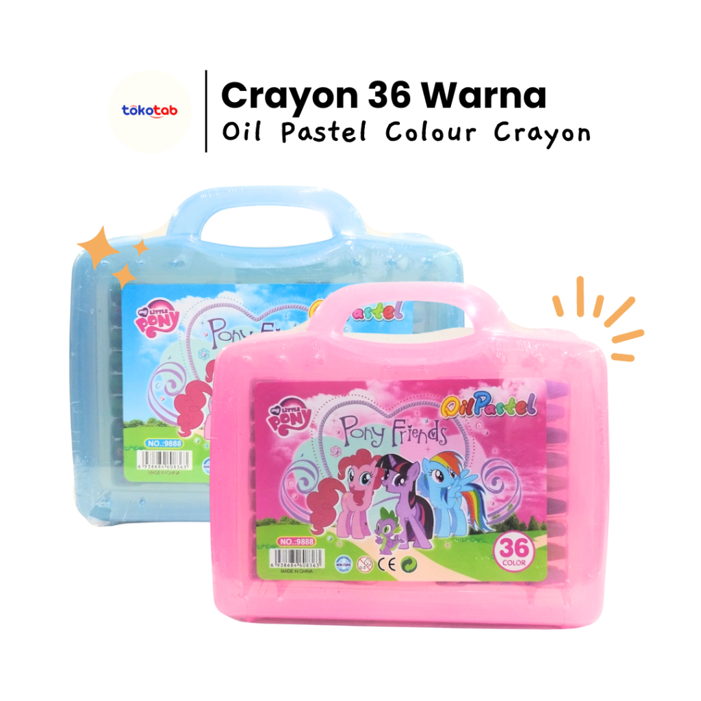 Jual Tokotab - Crayon 36 Warna Krayon Warna Set Krayon Mewarnai Oil ...