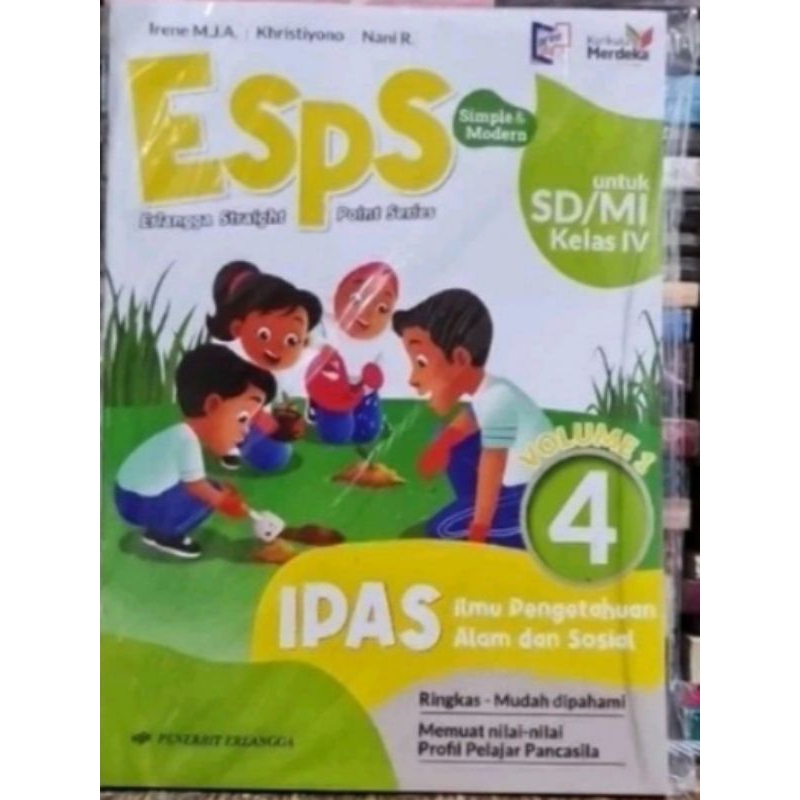 Jual ESPS IPAS Volume 1 Untuk SD/MI Kelas 4 Kurikulum Merdeka | Shopee Indonesia