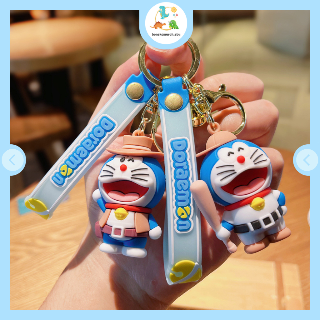 Jual Gantungan Kunci Karakter Doraemon With Strap Lucu | Shopee Indonesia