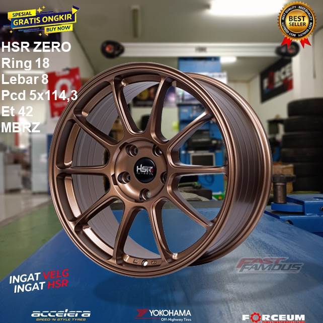 Jual Velg ce28 r18 baut 5 hsr type zero bisa untuk Civic, innova, xpander dll | Shopee Indonesia