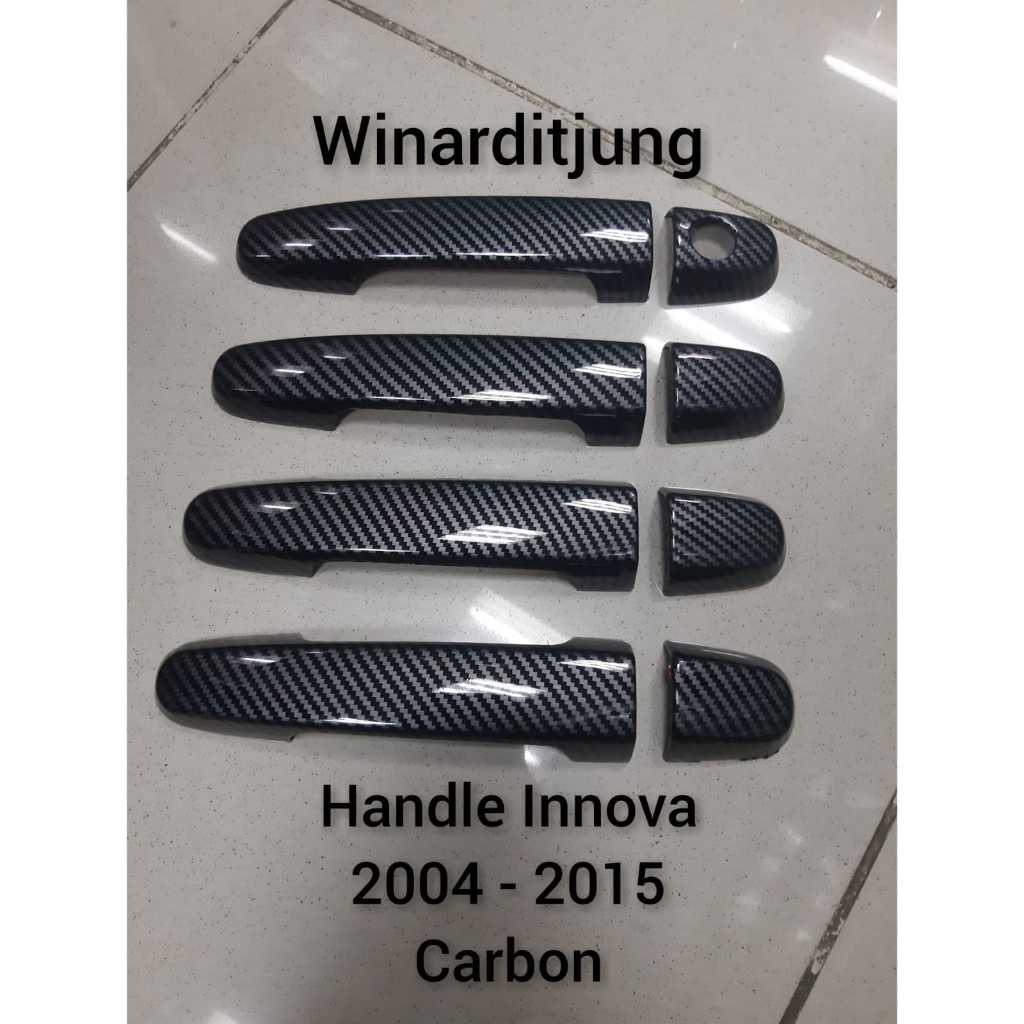 Jual Cover Handle Mobil Toyota Innova 2004 - 2015 Carbon | Shopee Indonesia