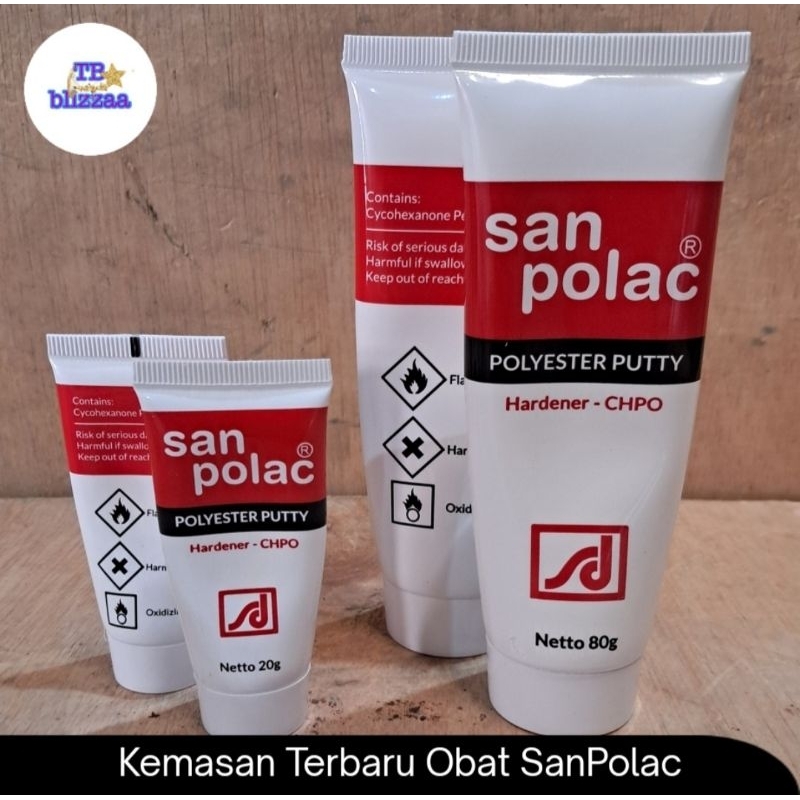 Jual Obat Sanpolac 1kg Obat Sanpolac 4kg Pengeras Dempul Merk Sanpolac ...