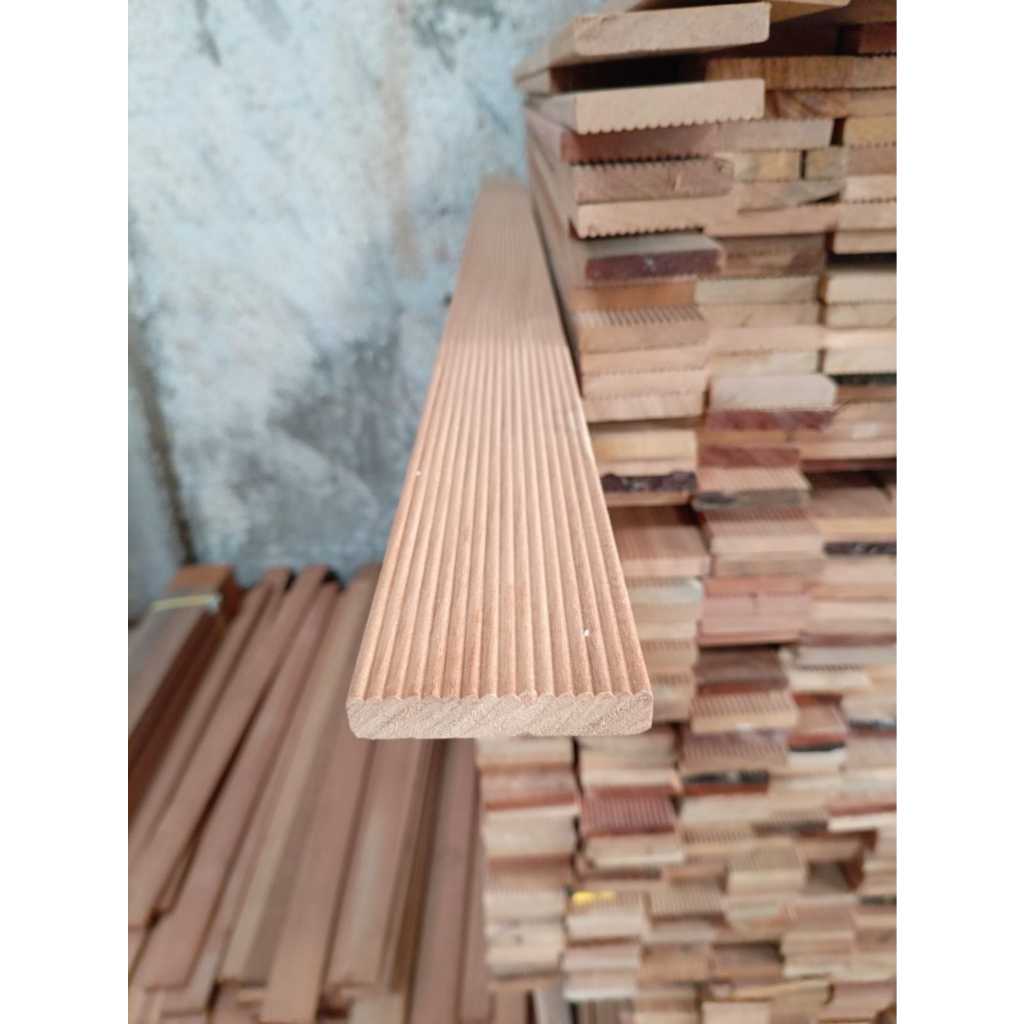 Jual Decking Mini Kayu Bengkirai Lebar 6.5cm Panjang 50cm | Shopee ...