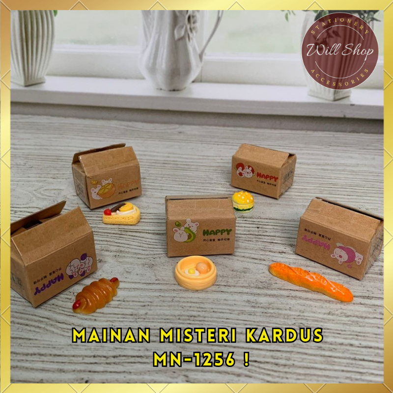 Jual MAINAN BOX KARDUS MINI SATUAN / MAINAN RANDOM DALAM BOX MINI ISI ...