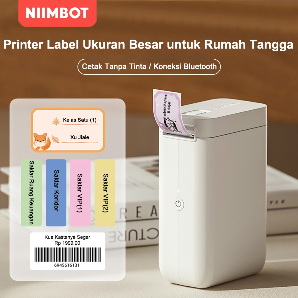 Jual NIIMBOT D101 Label Printer dengan, Mesin Pembuat Label Pintar ...