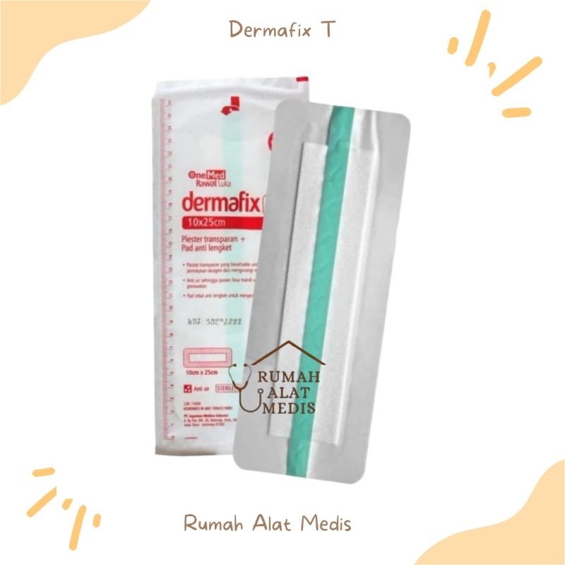 Jual Per Pcs Dermafix T 10 x 25cm / Plester Luka Anti Air / Plester ...