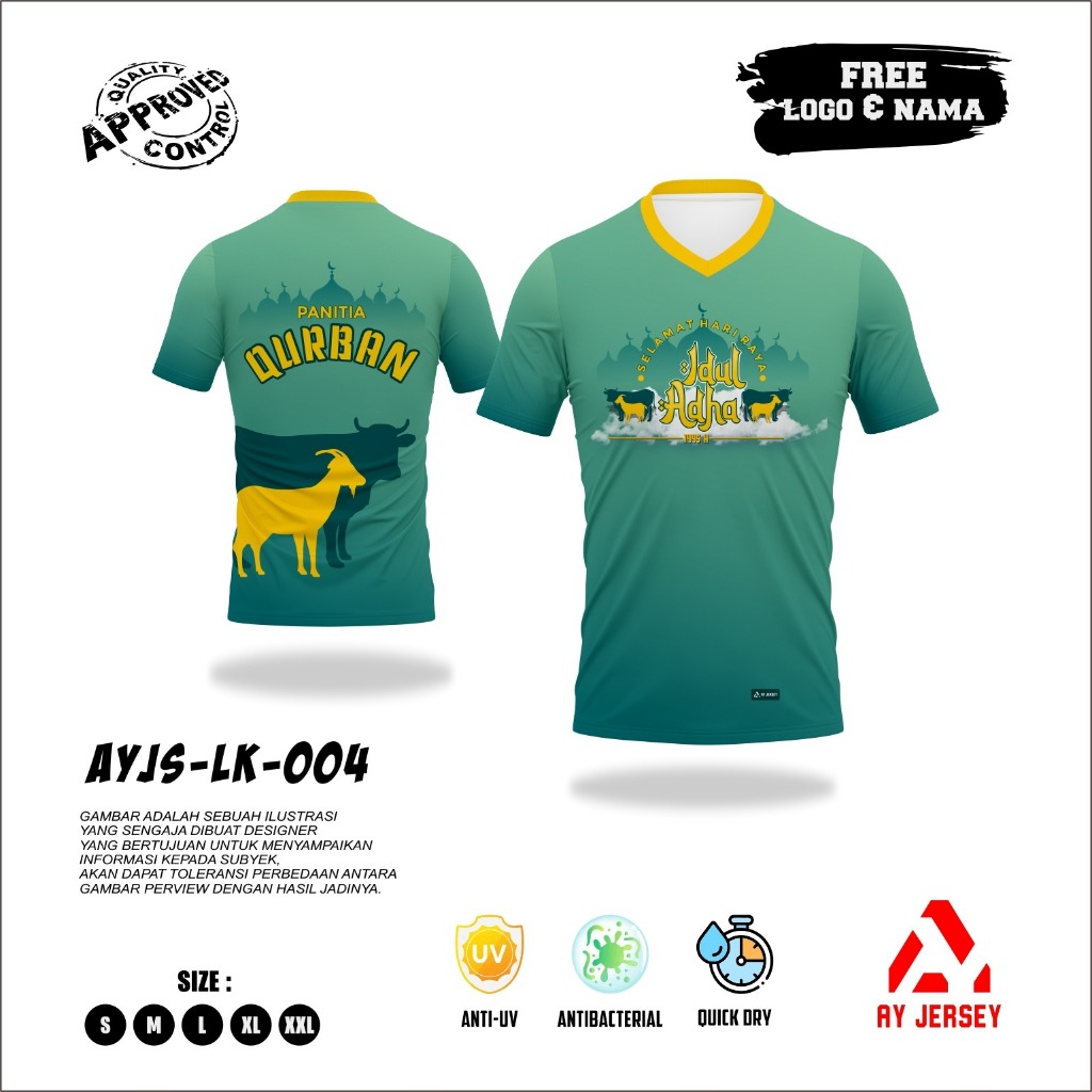 Jual Jersey Special Idul Adha | Fullpinting Sublimasi Free Custom ...