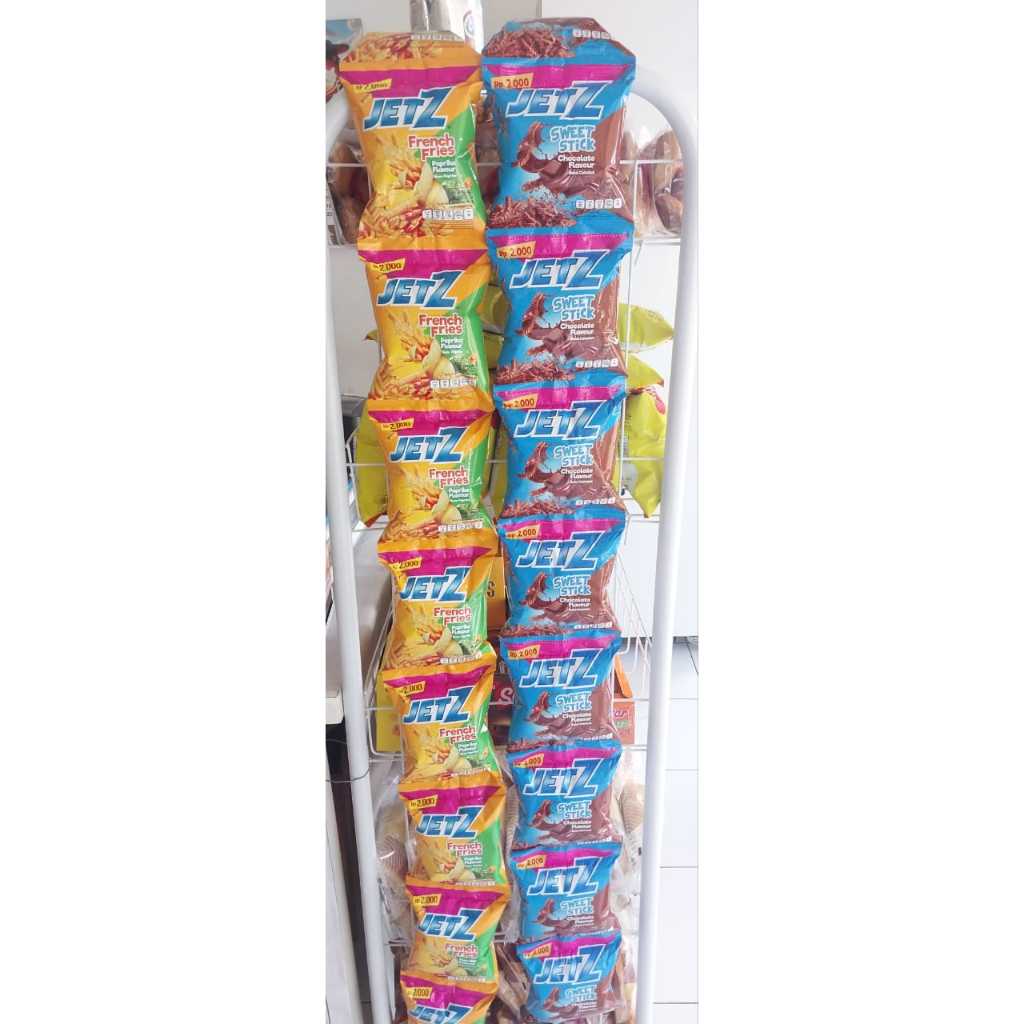 Jual Snack JETZ Renceng Isi 10 PCS/ 1 Renceng Varian Rasa Coklat dan ...