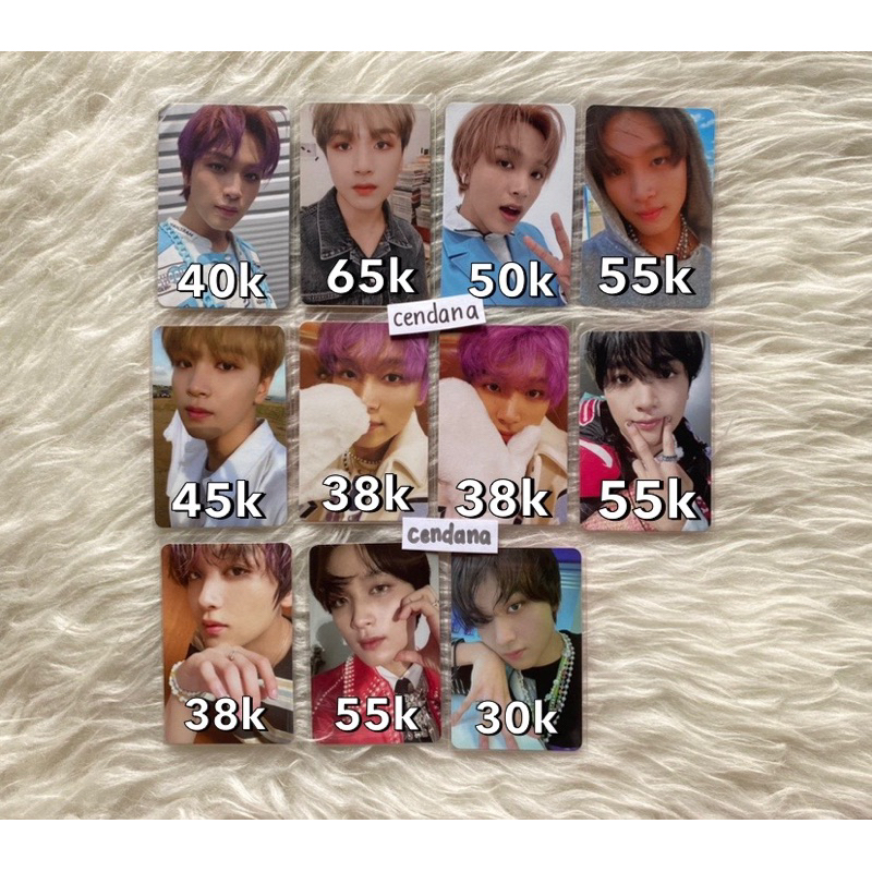 Jual (ready stock) pc photocard lee haechan nct 127 dream - punch 1st ...