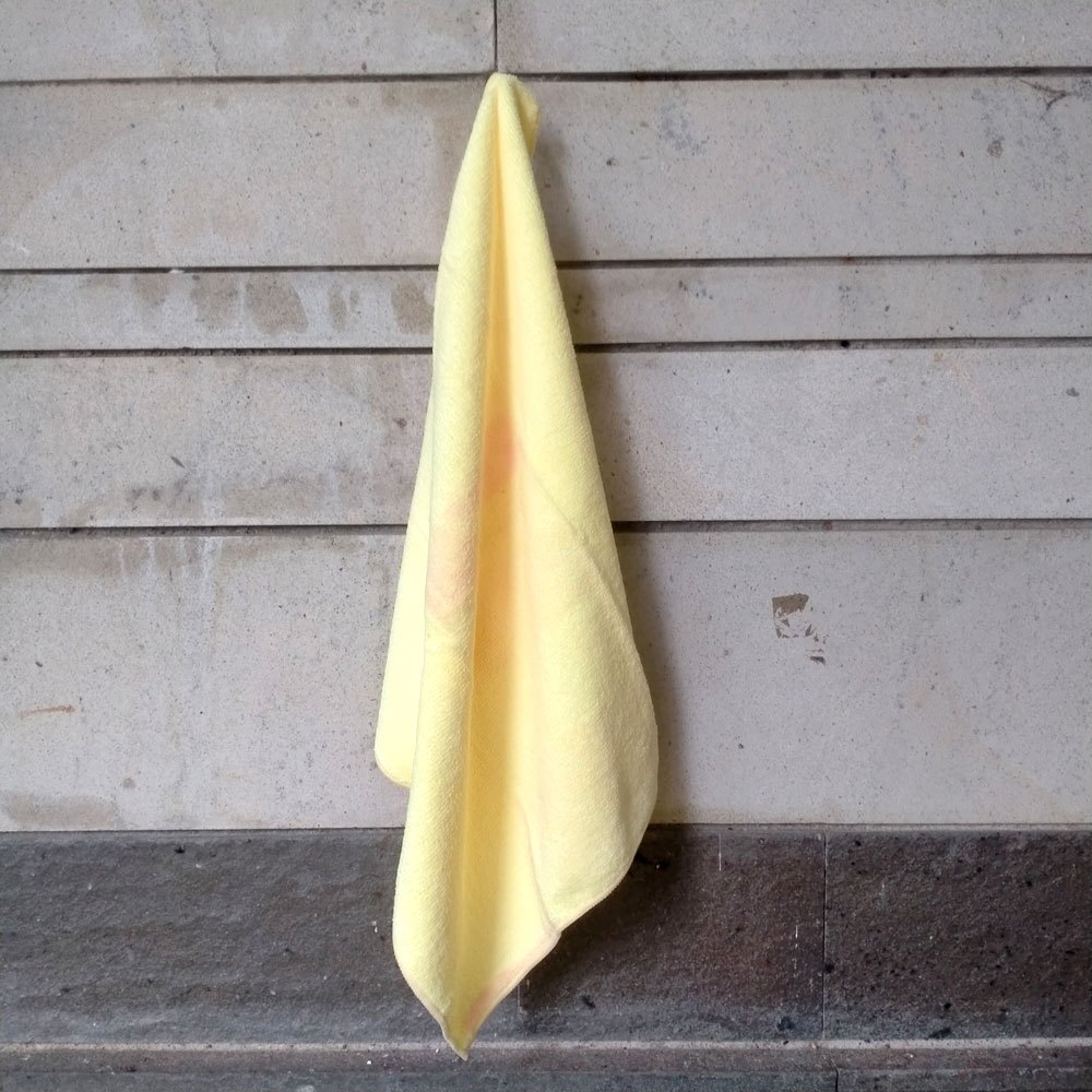 Jual Lap Microfiber 40x40 cm Warna Kuning Ada Noda Luntur dari Warna ...