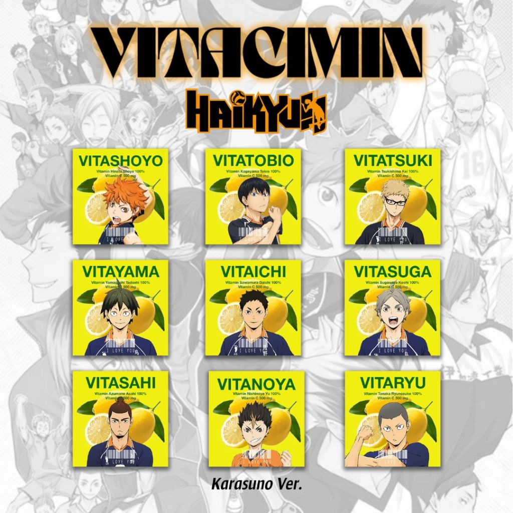 Jual KARASUNO HAIKYUU!! JOMPO KIT // SALONPAS, HANSAPLAST KOYO, TOLAK ...