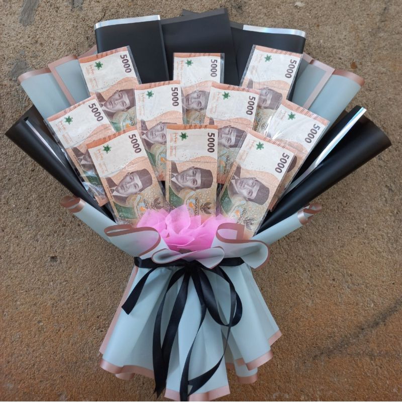 Jual BUKET UANG 10LEMBAR/MONEY BUKET/BUKET WISUDA/ BUKET KOSONGAN ...