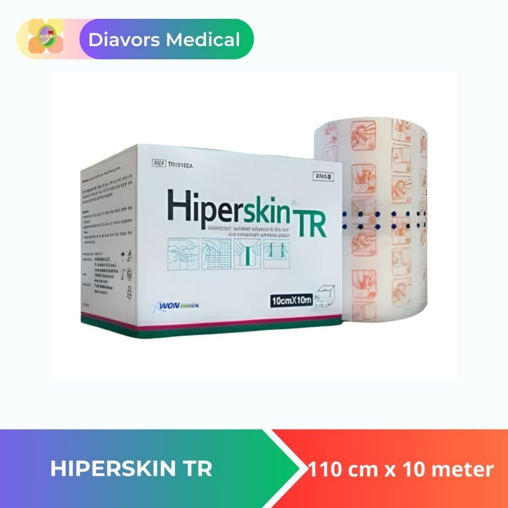 Jual Hiperskin TR 10cm x 10m Roll / Transparan Film Dressing / Plester ...