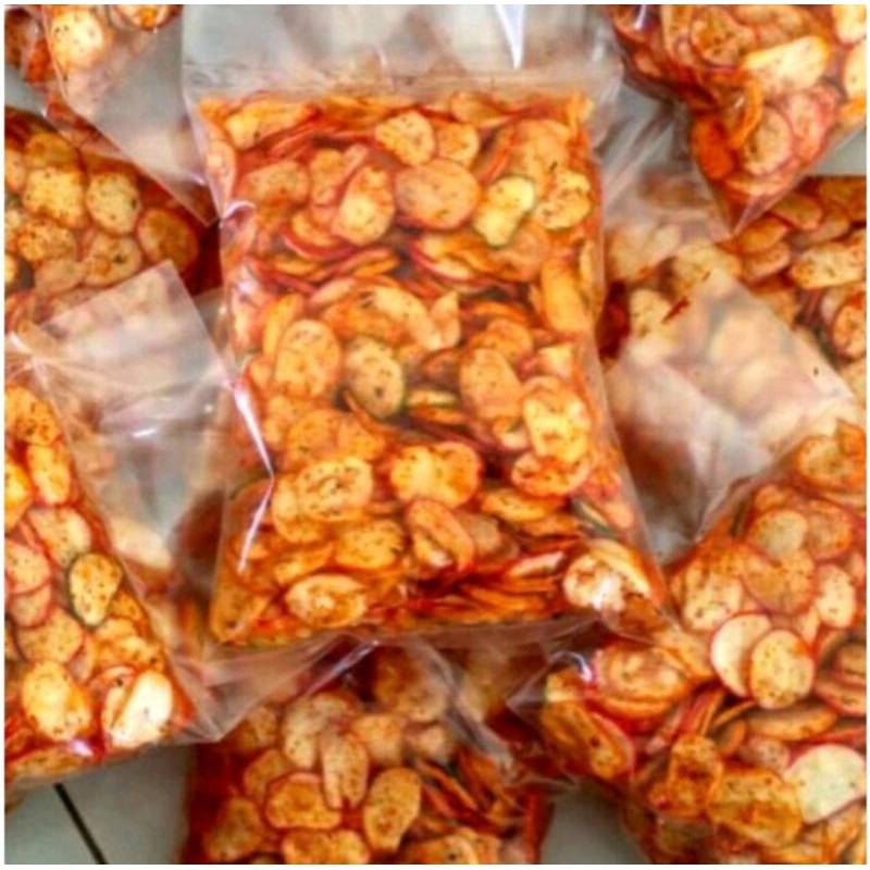 Jual Seblak kerupuk kering pedas kencur topping seblak isi 500gram ...