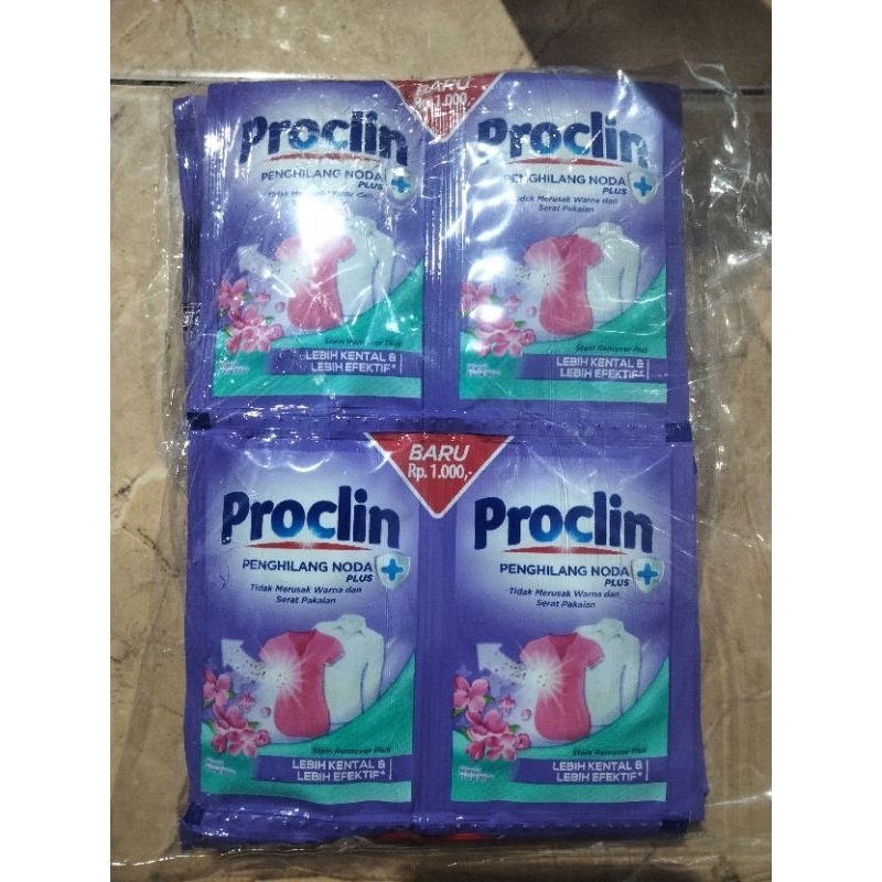 Jual proclin penghilang noda 1renteng (24saset) | Shopee Indonesia