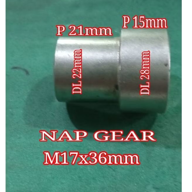 Jual BOSH NAP GEAR UNIVERSAL M17x36mm NAP GEAR BELAKANG MOTOR UNIVERSAL ...
