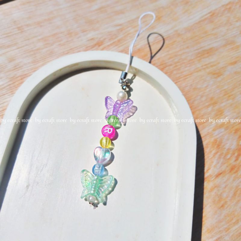 Jual Strap Hp Kode K | Gantungan Hp Inisial | Gantungan Hp Kupu Request ...