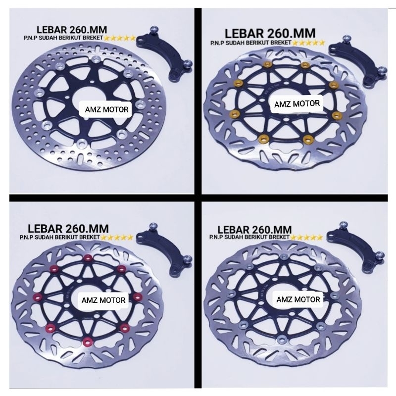 Jual PIRINGAN REM CAKRAM DISC DEPAN LEBAR 260 MM VARIASI MOTOR XEON GT ...