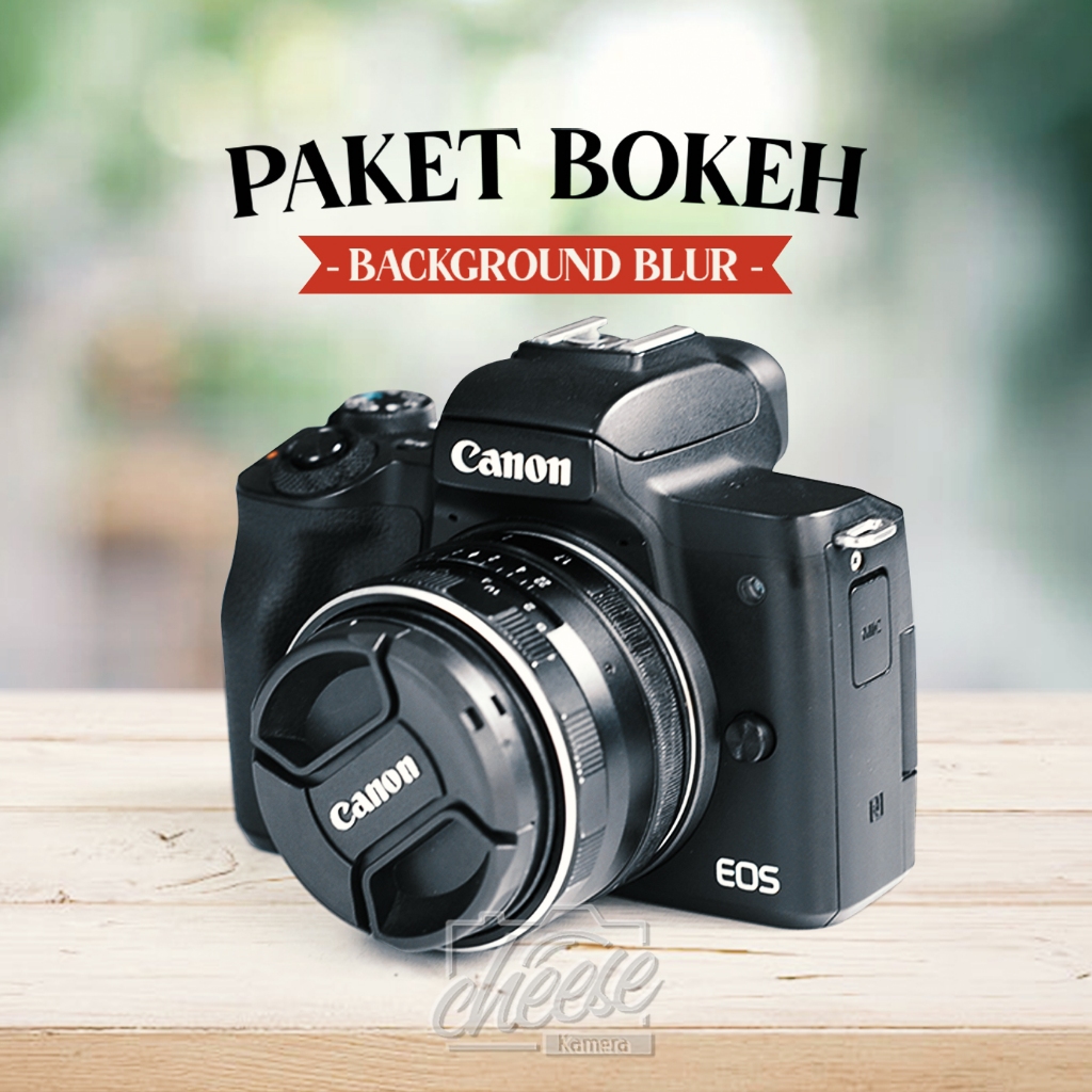Jual PAKET BOKEH CANON M50 LENSA FIX 60FPS SUPPORT 4K | Shopee Indonesia
