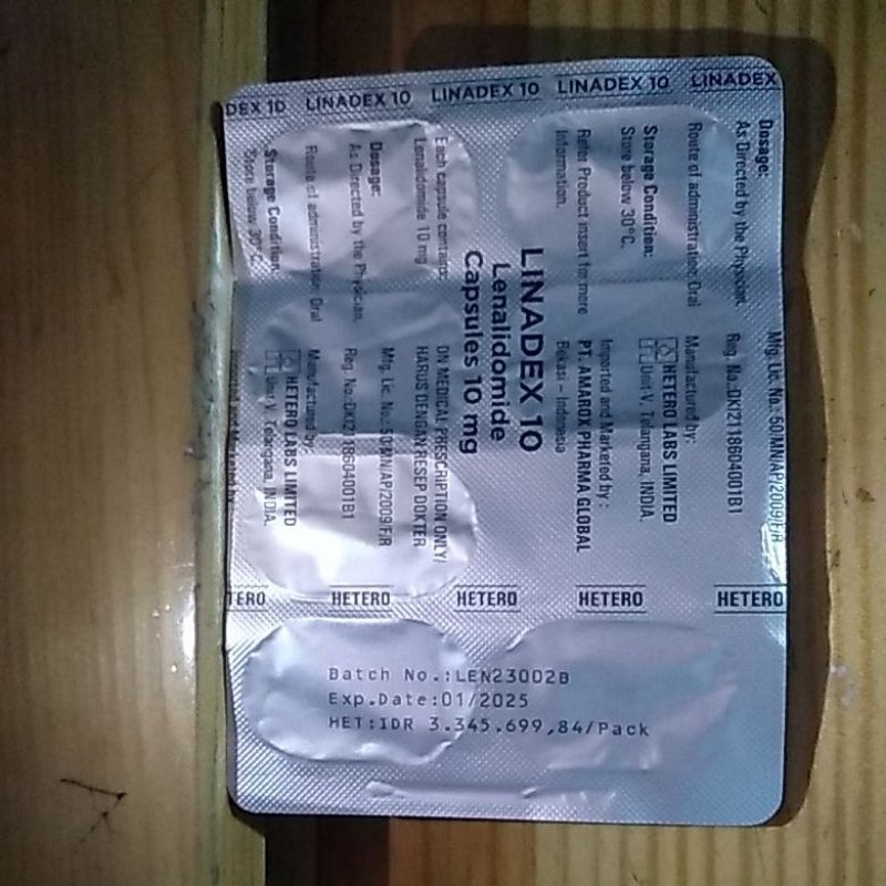 Jual Linadex 10mg perlembar isi 7kapsul | Shopee Indonesia