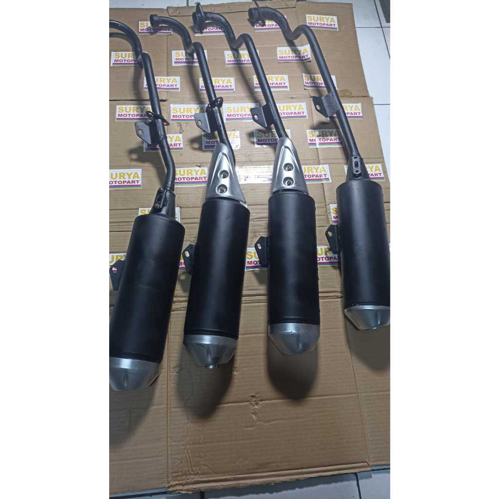 Jual KNALPOT STANDAR ORIGINAL HONDA REVO ABSOLUT LAMA ORIGINAL COPOTAN ...
