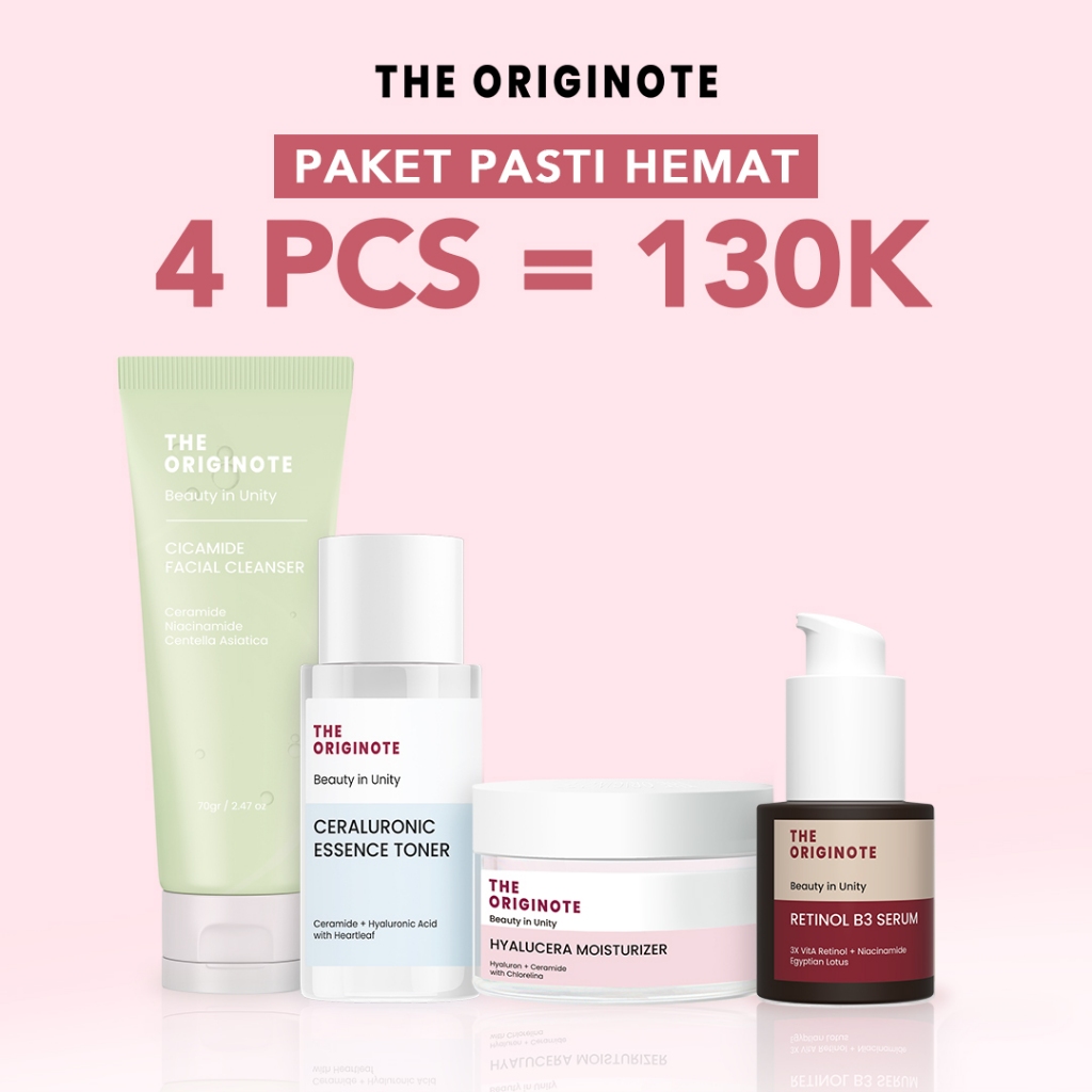 Jual SPECIAL BUNDLE 4in1 The Originote Paket Skincare Facial Wash Toner ...