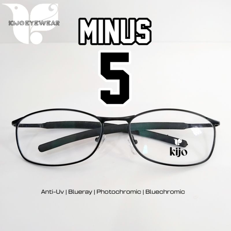Jual Kacamata Minus 7 5 8 3 4 1 5 2 6 Frame Besi Min Silinder Mines ...