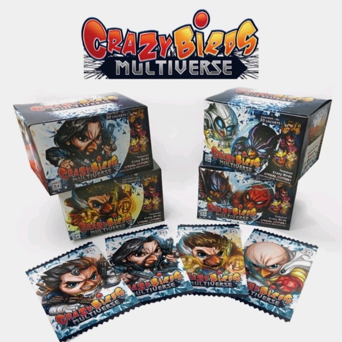 Jual 1 BOX PUZZLE CRAZY BIRDS MULTIVERSE ISI 30 SACHET | Shopee Indonesia