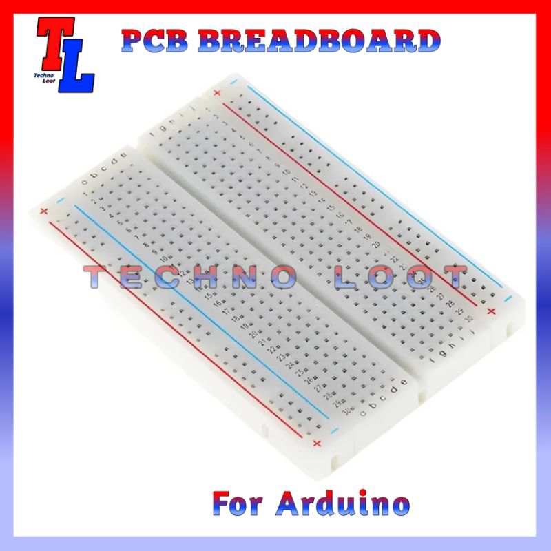 Jual BreadBoard Project Board MB102 400 Dot Point Arduino Uno | Shopee ...