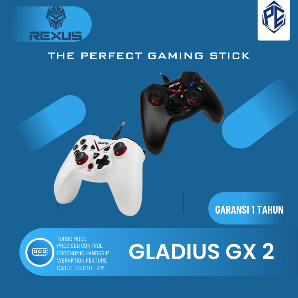 Jual Rexus GX2 Gladius Joystick Pro Gaming Gamepad Garansi Resmi ...