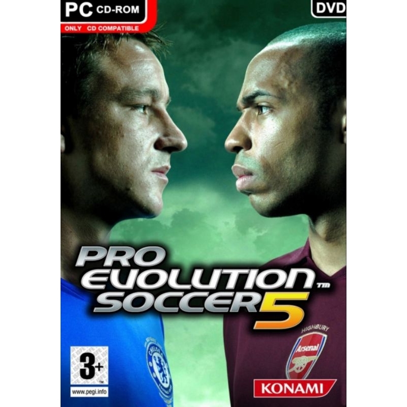 Jual Pro Evolution Soccer 5 Original Season Patch 2005-06 V7 PC ...